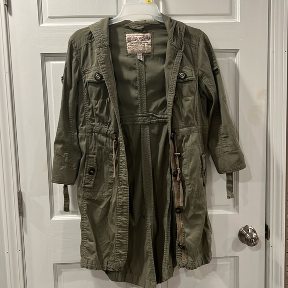 American Rag | Jackets & Coats | 1 American Rag Army Green Long Jacket ...
